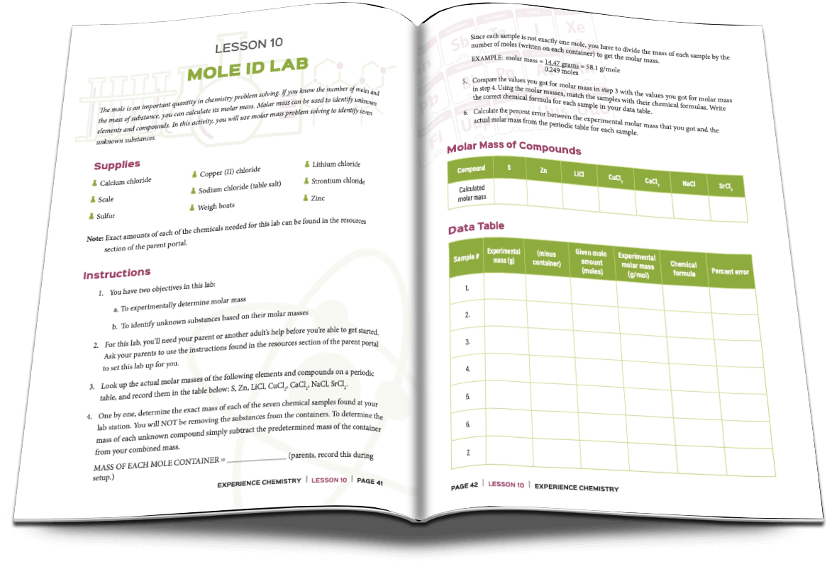 Experience Chemistry Student Lab Guide - Intoxicated on Life Store