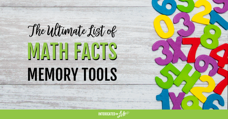 The Ultimate List of Math Facts Memory Tools | IntoxicatedOnLife.com