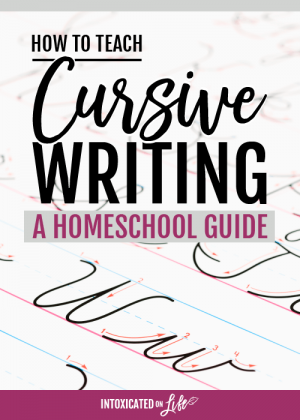 How to Teach Cursive Writing: a Homeschool Guide