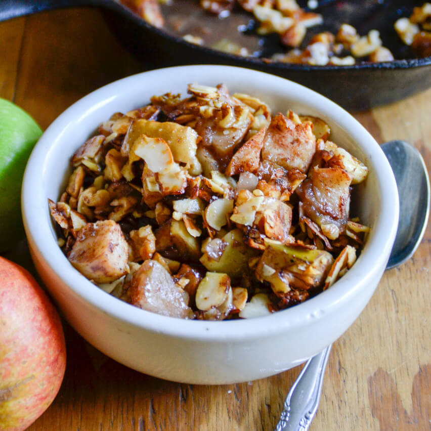 Almond Walnut Apple Crisp